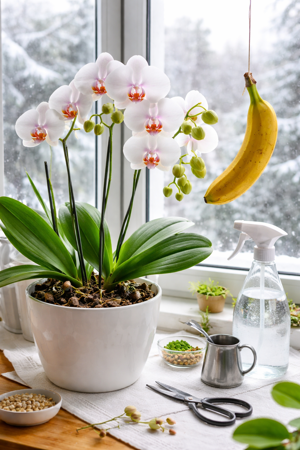 Orchids in Winter: This Secret Florists’ Ritual Using an Ordinary Fruit ...